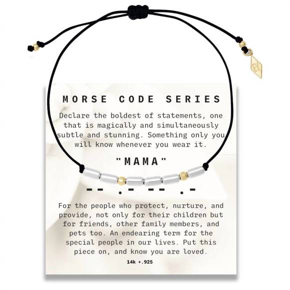 ELLIOT YOUNG | Jewelry | New Elliot Young Womens Morse Code Series Mama ...